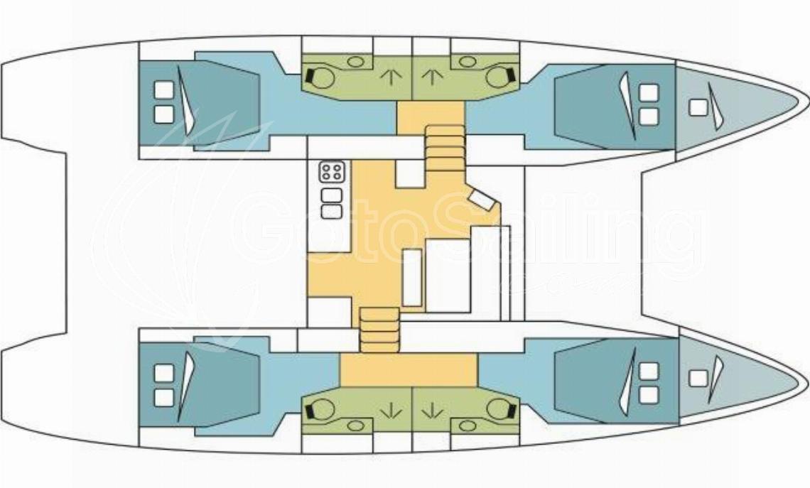 Boot mieten | FLX-Lagoon 46-Dream Yacht Charter-Parham Town | GotoSailing